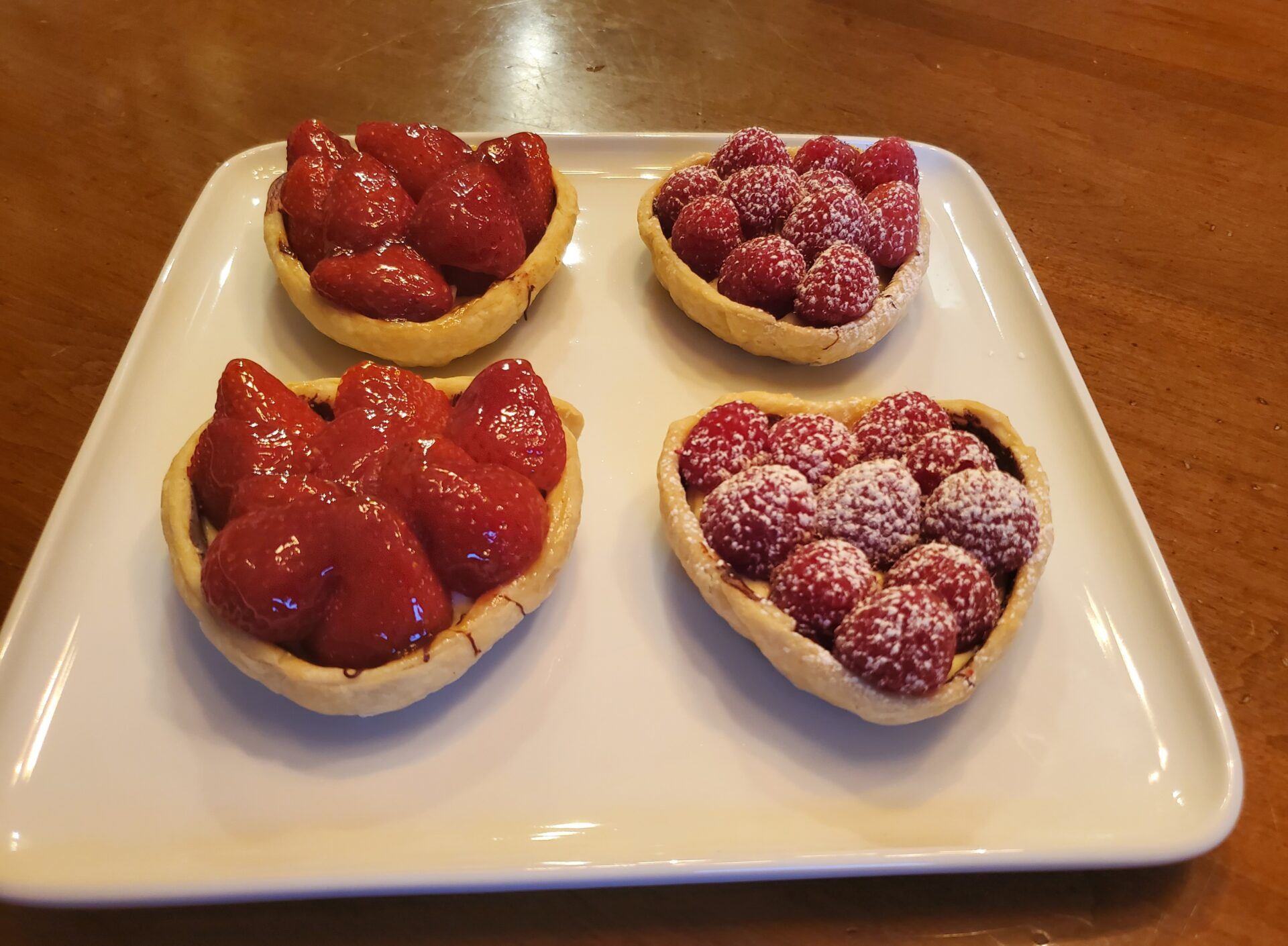 Strawberry Heart Tarts - The Friday Baking Project